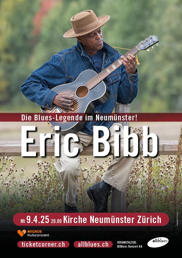 Eric Bibb - 09.04.2025 - Neumünster Zürich
