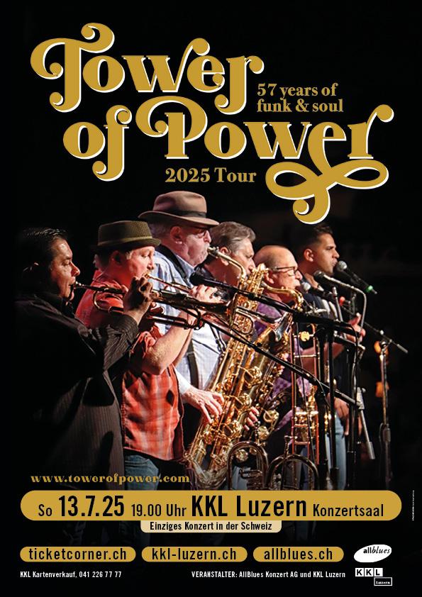 Tower of Power - 13.07.2025, KKL Luzern Konzertsaal
